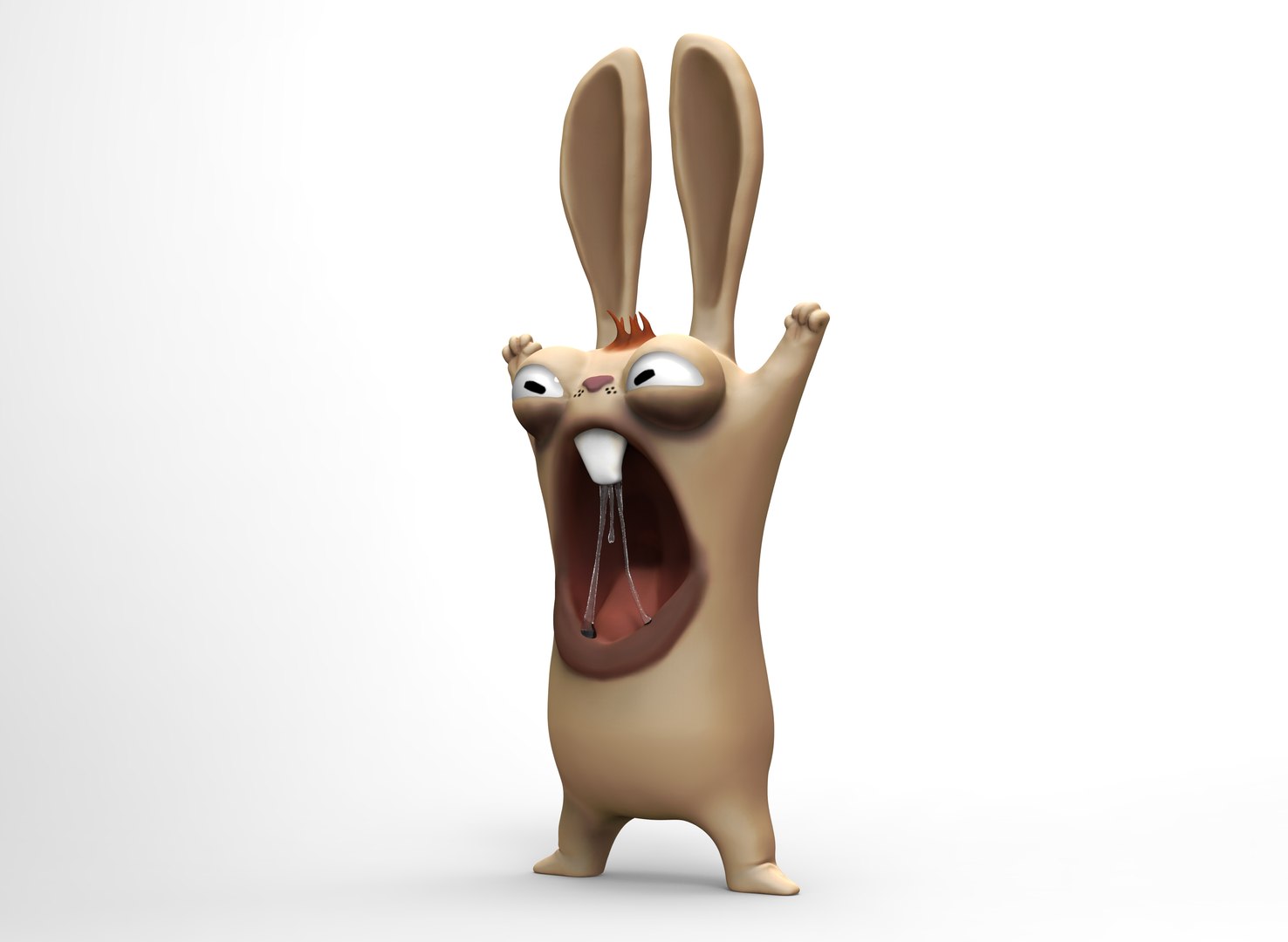 Crazy Rabbit 3D Print Model 3D Model - TurboSquid 1725247