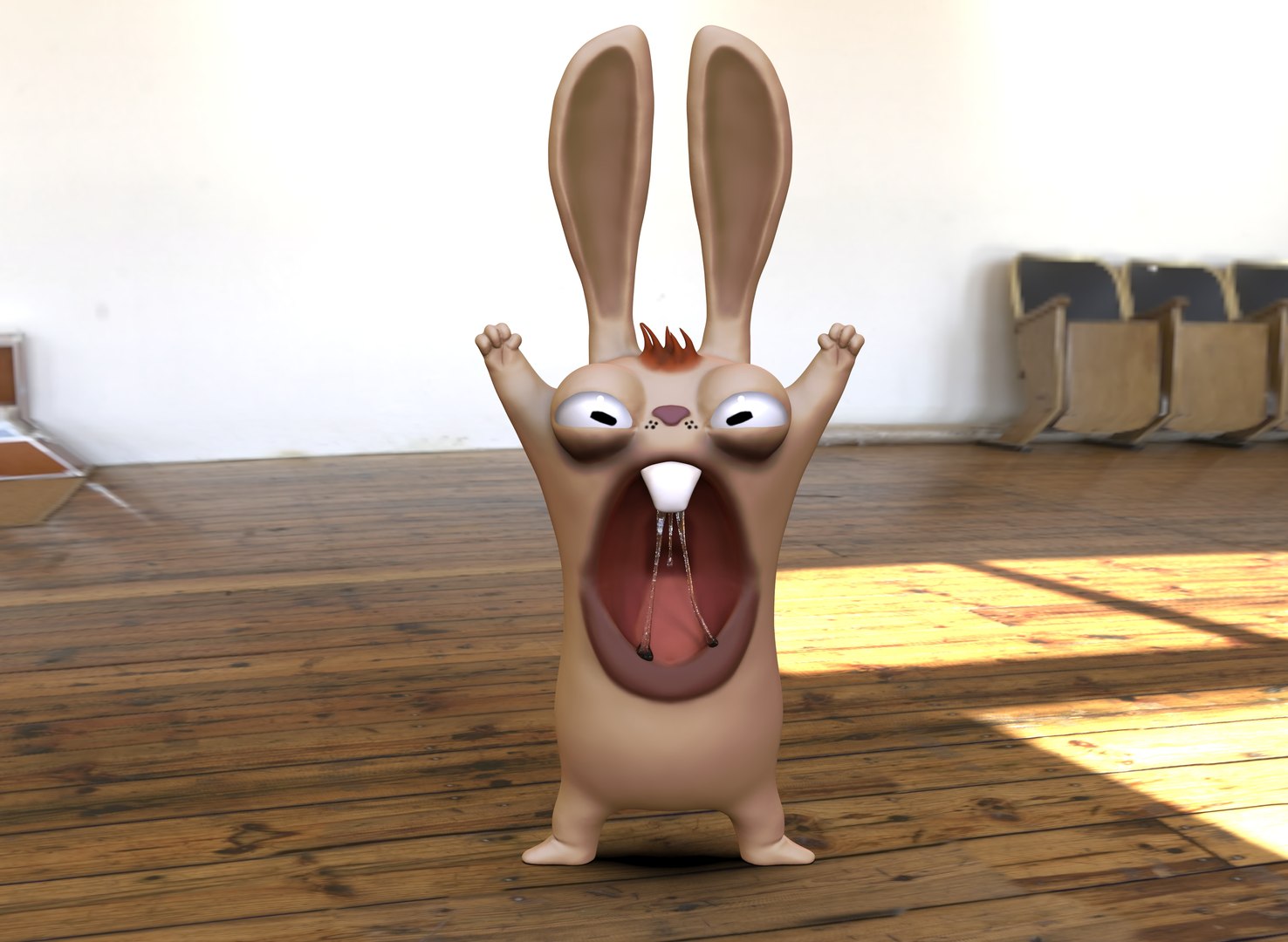 Crazy Rabbit 3D Print Model 3D Model - TurboSquid 1725247