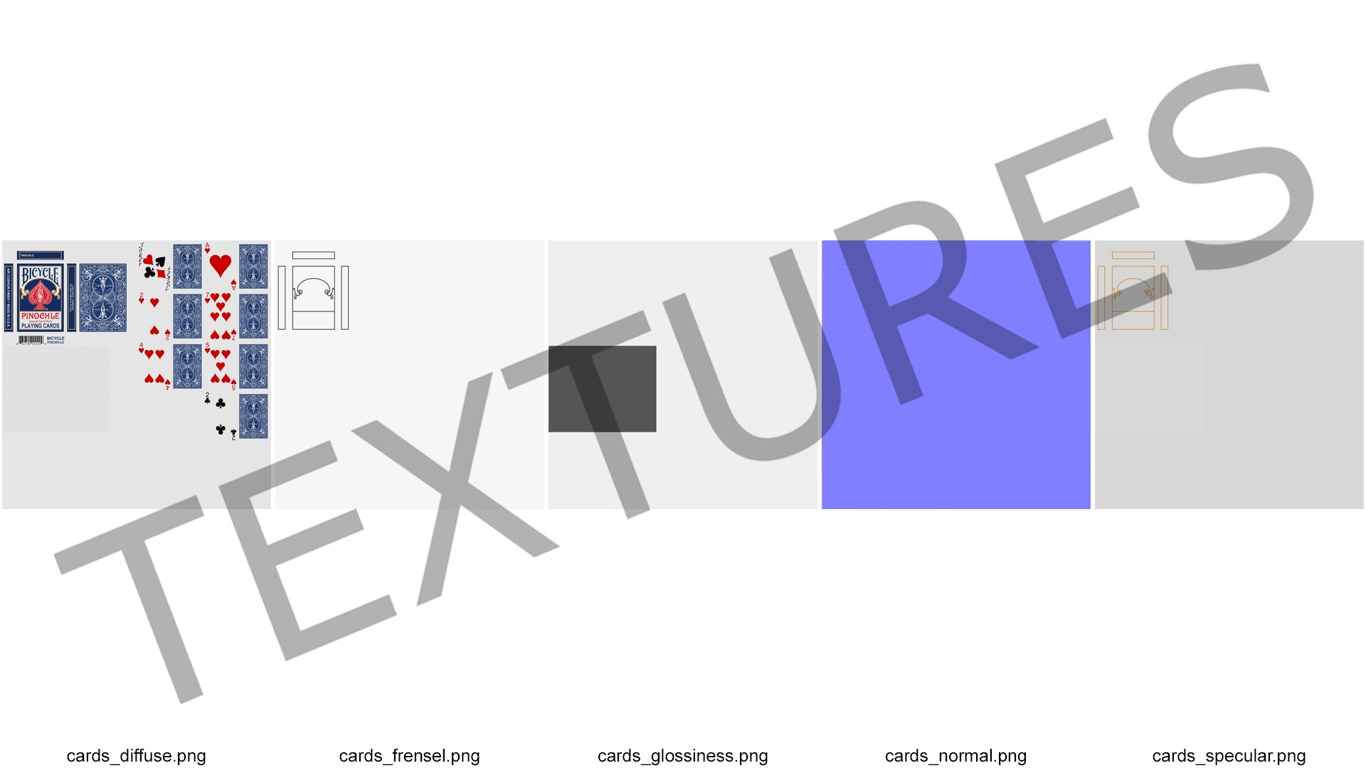 3D open poker cards deck model - TurboSquid 1495673