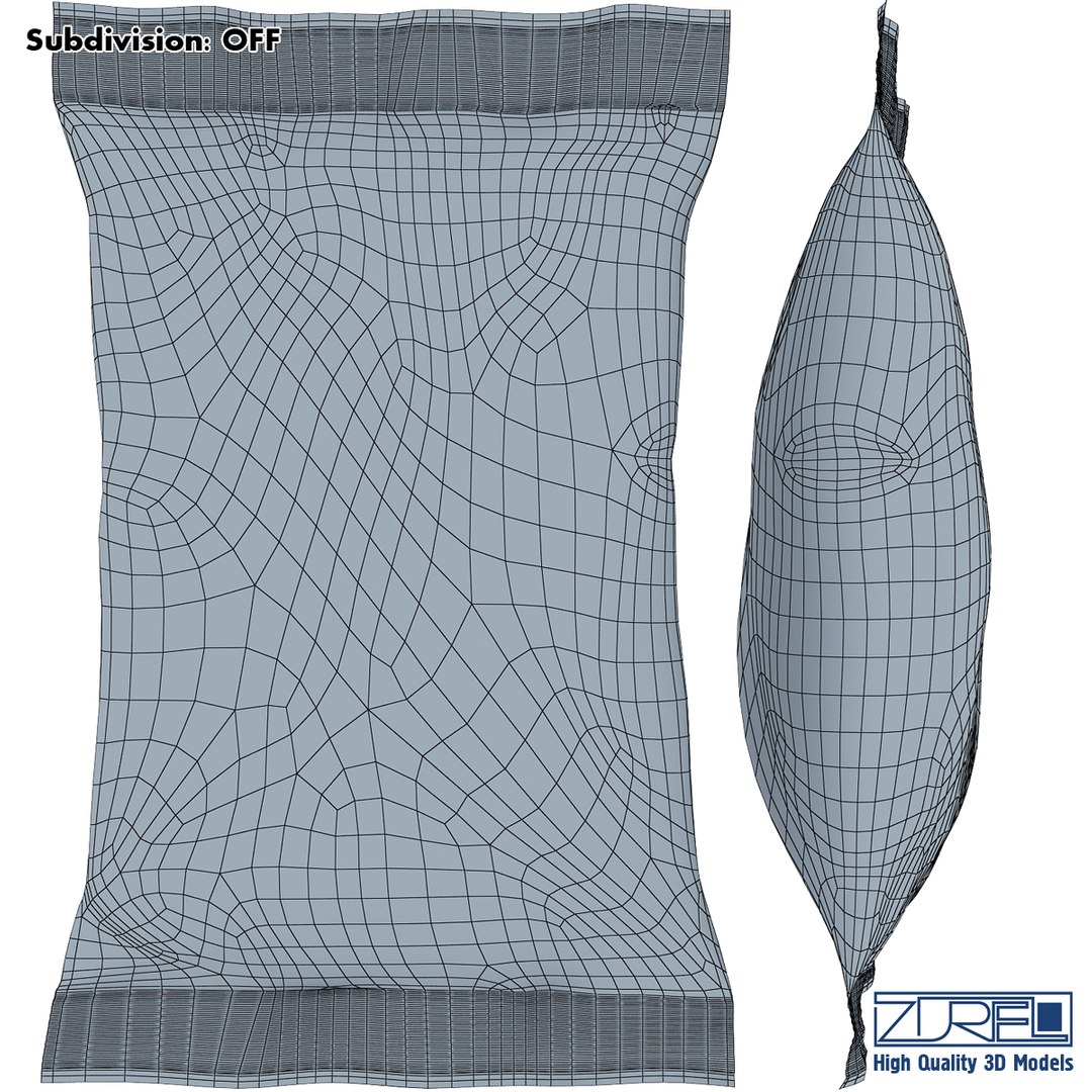 3d Model Food Packaging V 8