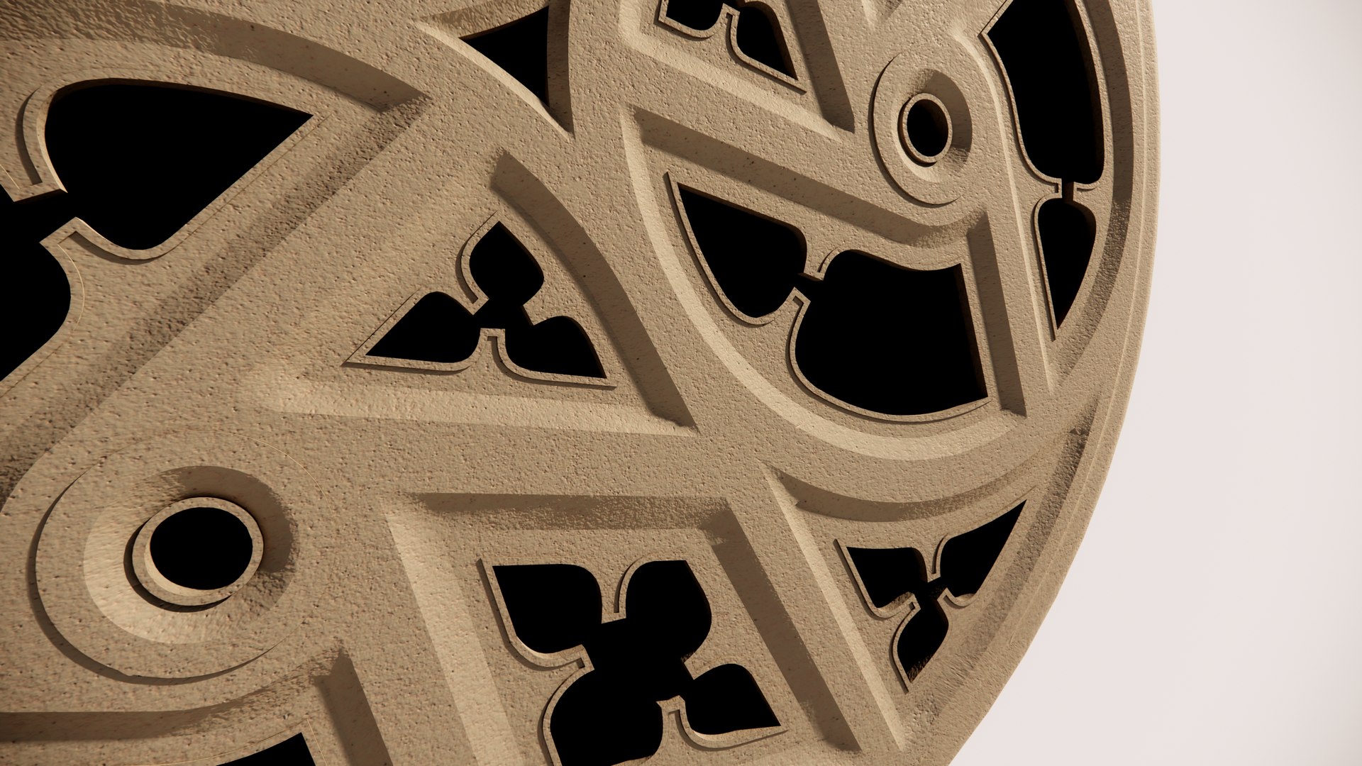 3D Rose Window Model - TurboSquid 2109293