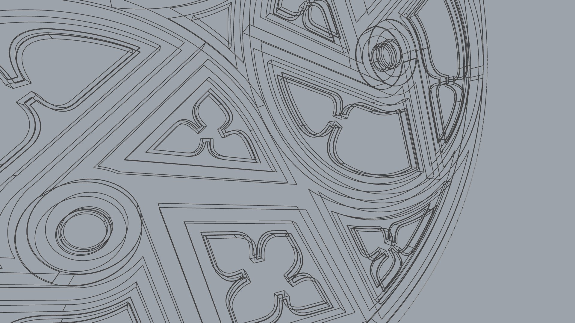 3D Rose Window Model - TurboSquid 2109293