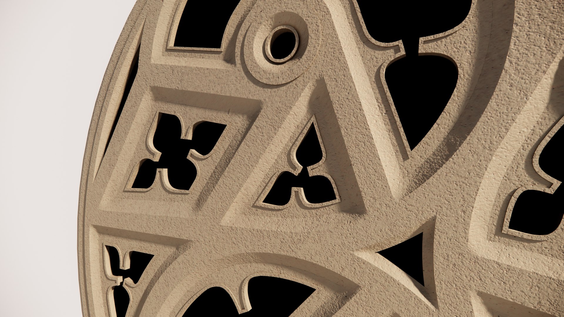 3D Rose Window Model - TurboSquid 2109293