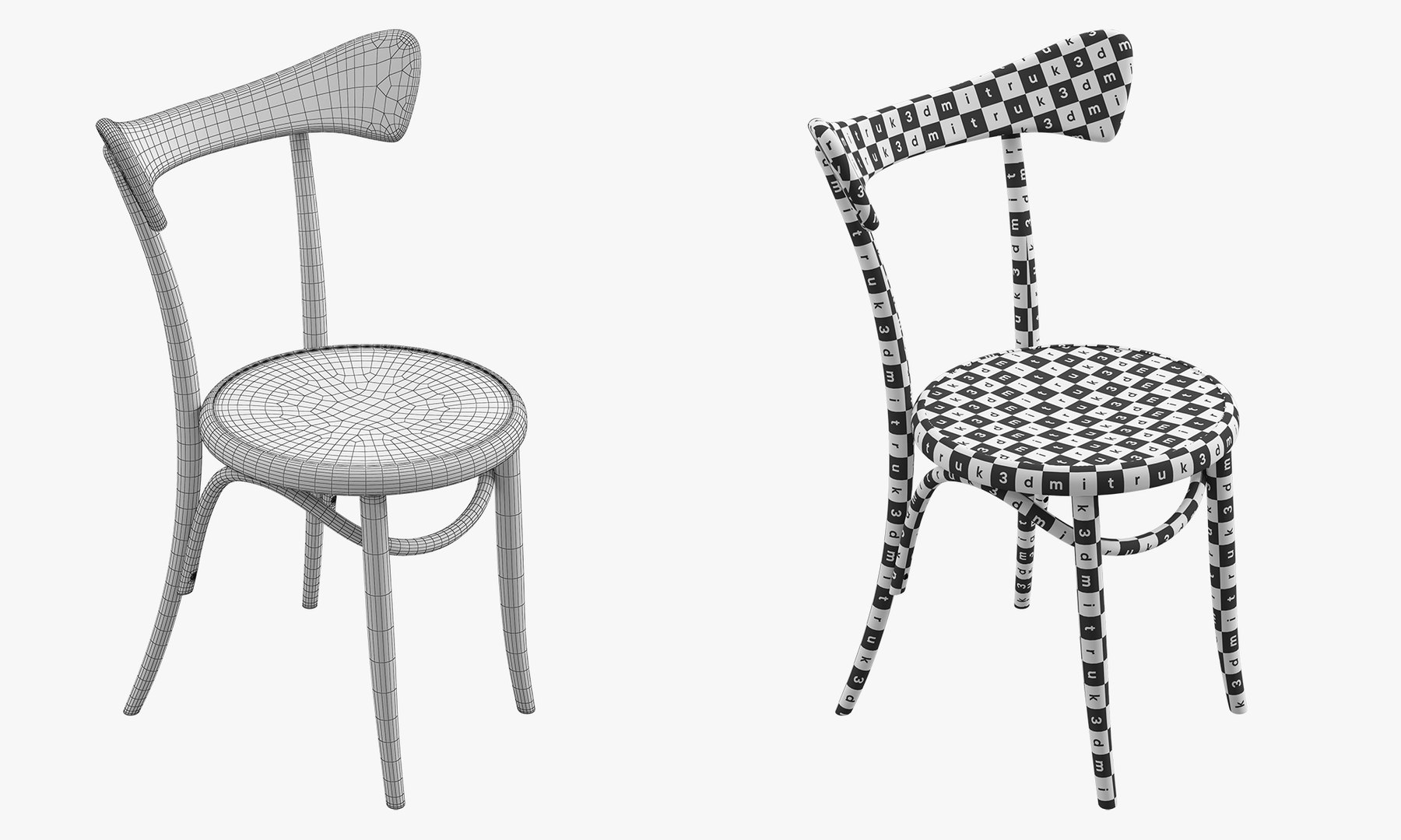 Cafestuhl By Nigel Coates 3D Model - TurboSquid 2146354