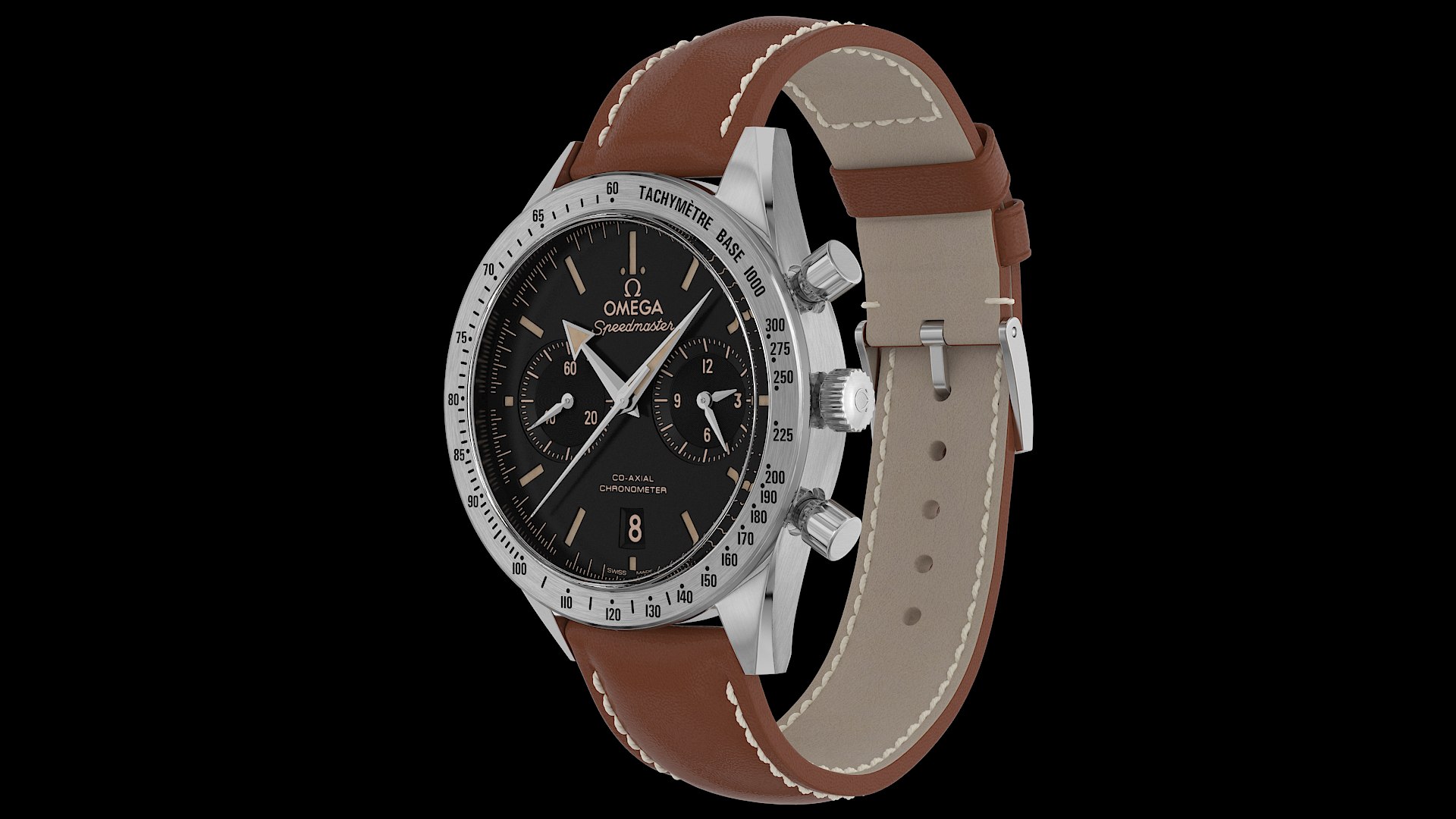 3D Model Realistic Omega Speedmaster 57 - TurboSquid 1601551