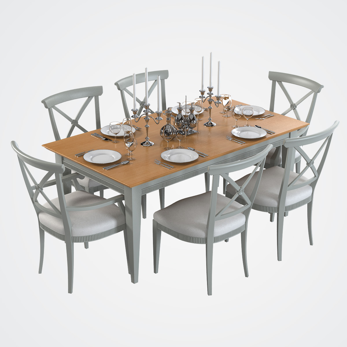 served dining table 3ds