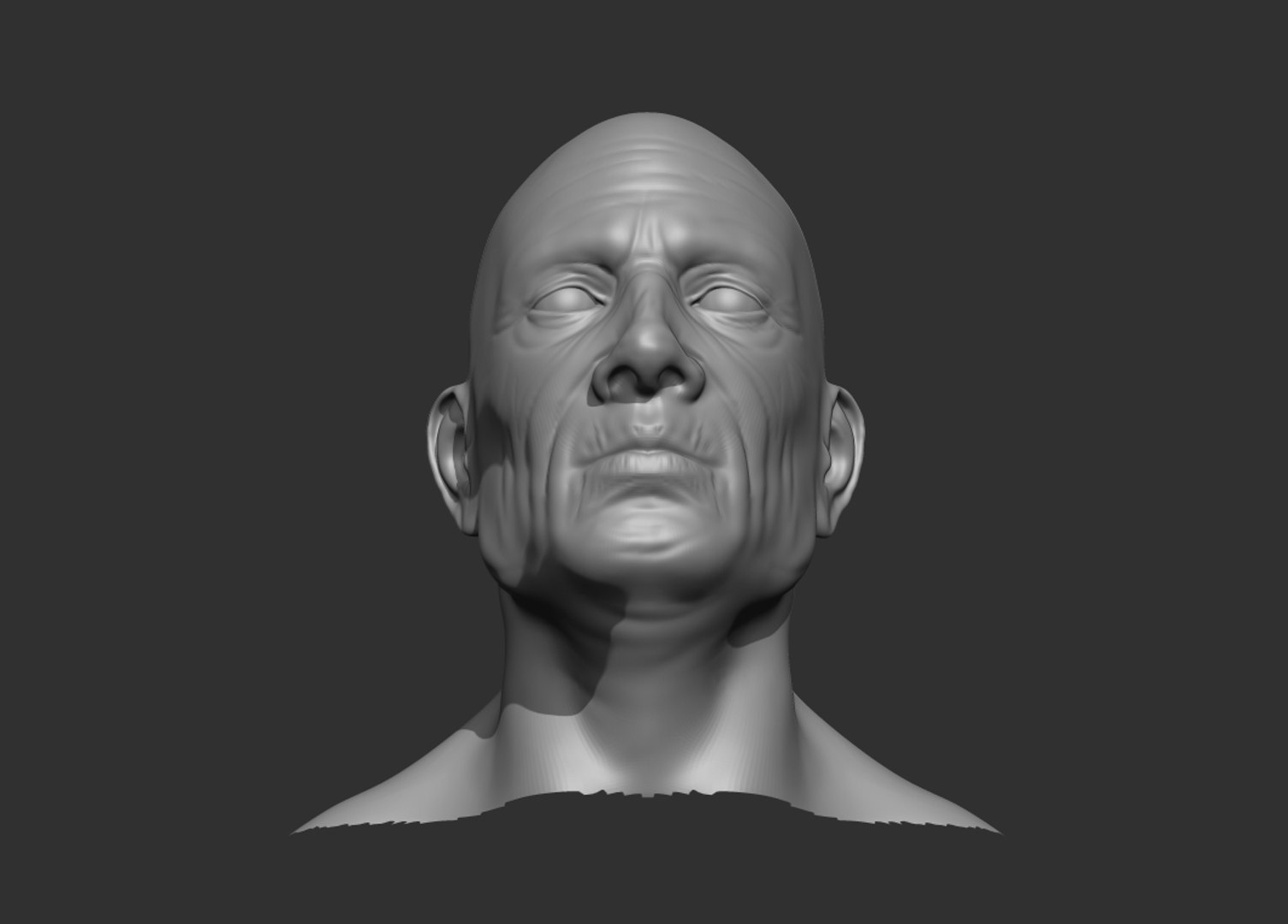 3D Male Old Head Model - TurboSquid 1555815