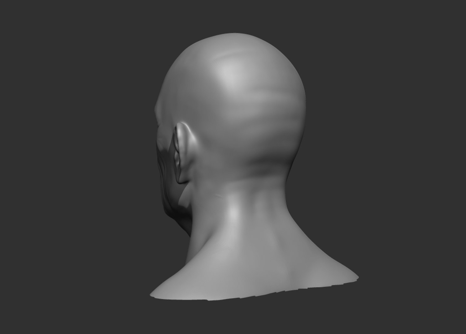 3D Male Old Head Model - TurboSquid 1555815