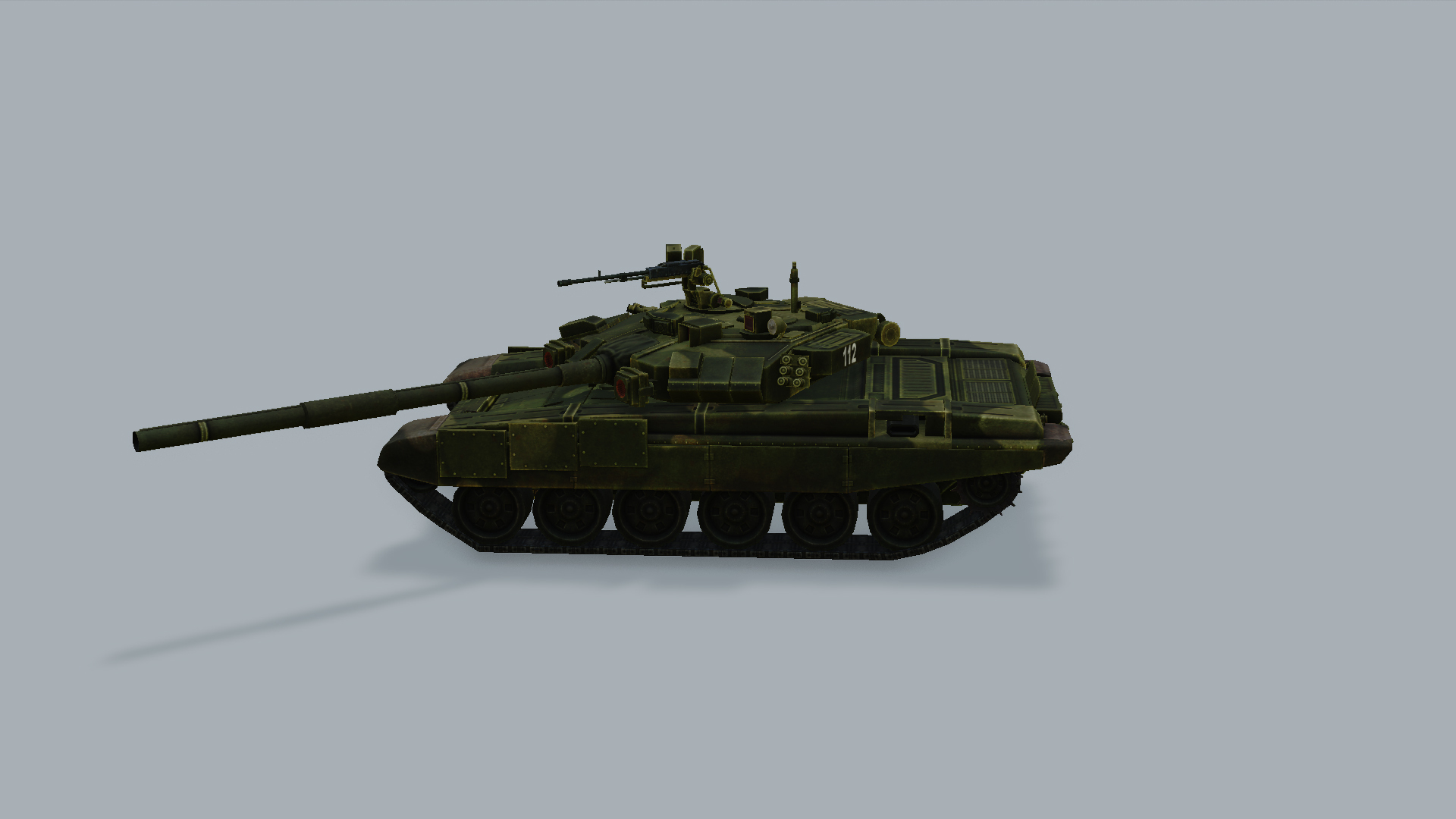 Russian Battle Tank T90a 3d Model