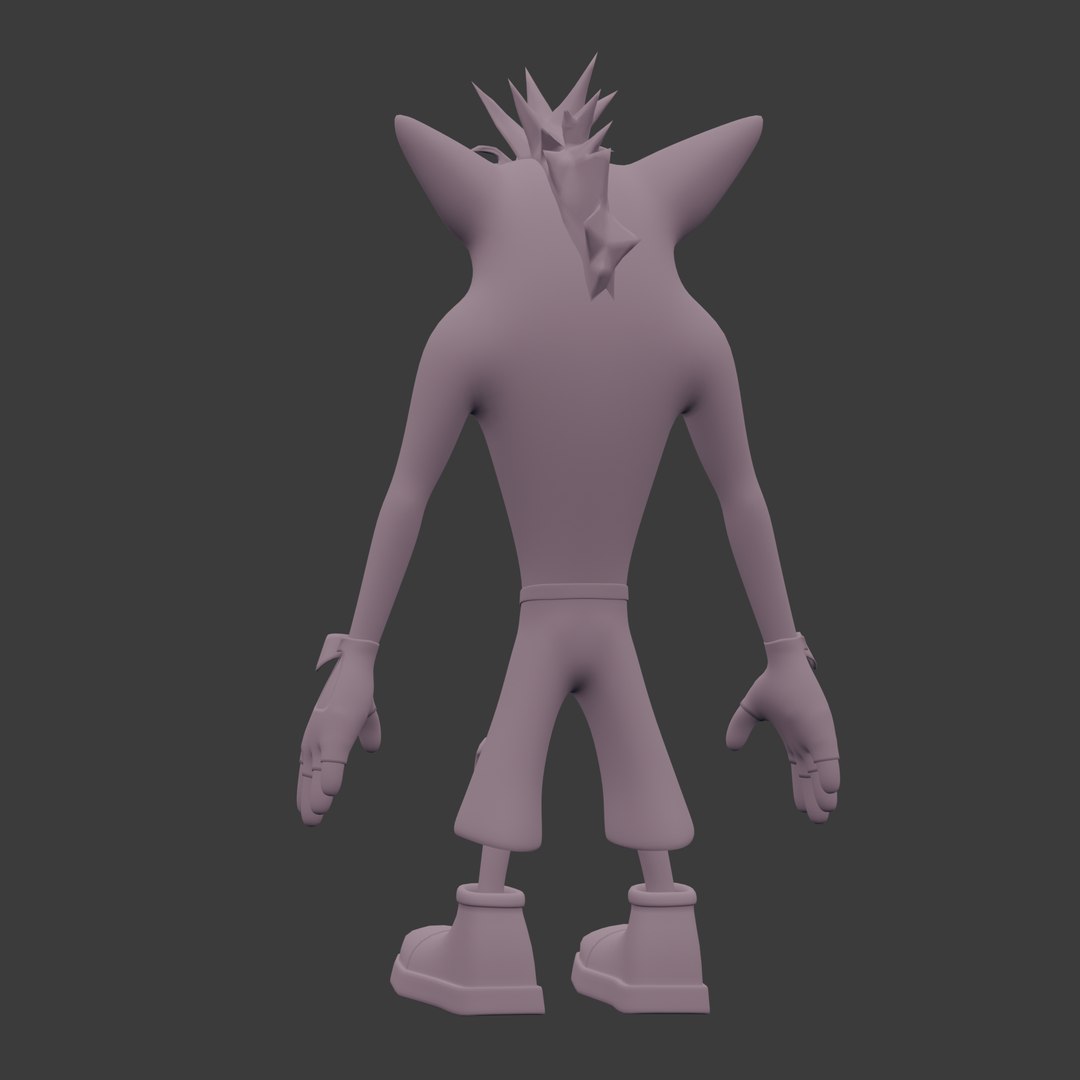 Crash Bandicoot Crash Twinsanity Desing Mesh 3D Model - TurboSquid 2366074