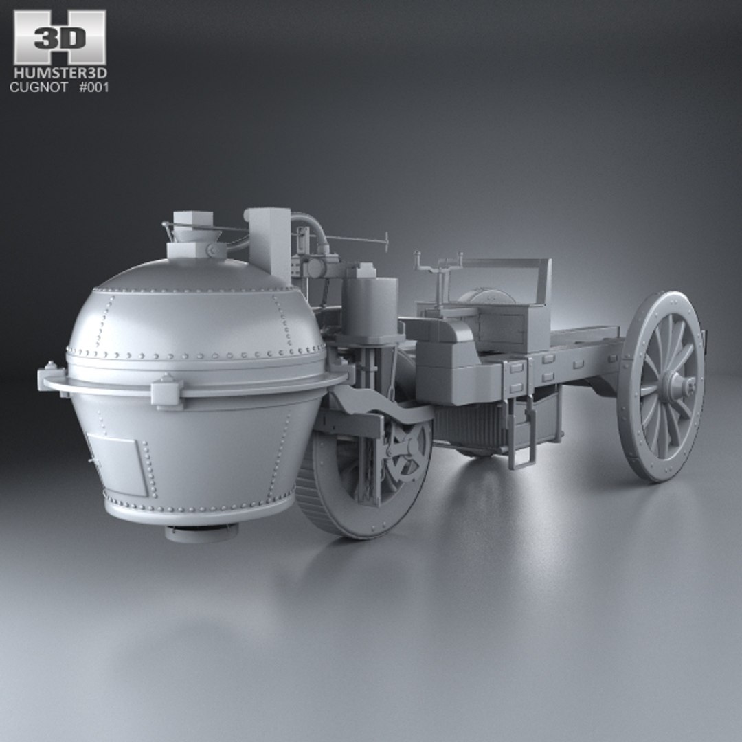 3D Model Cugnot Fardier Vapeur - TurboSquid 1245030