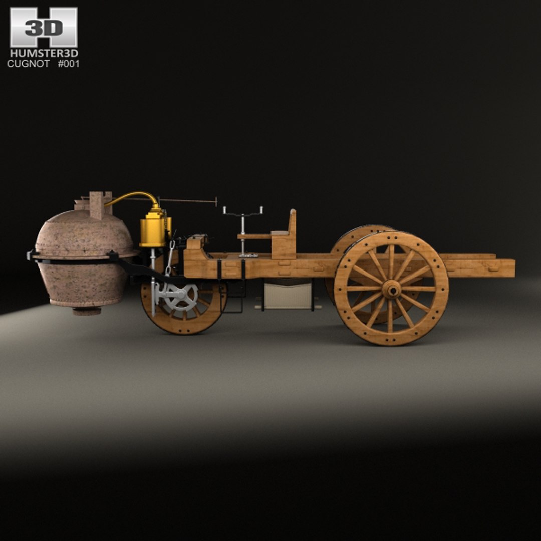 3D Model Cugnot Fardier Vapeur - TurboSquid 1245030