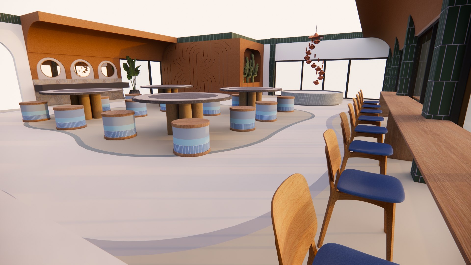 Food Court 5 3D - TurboSquid 2289363