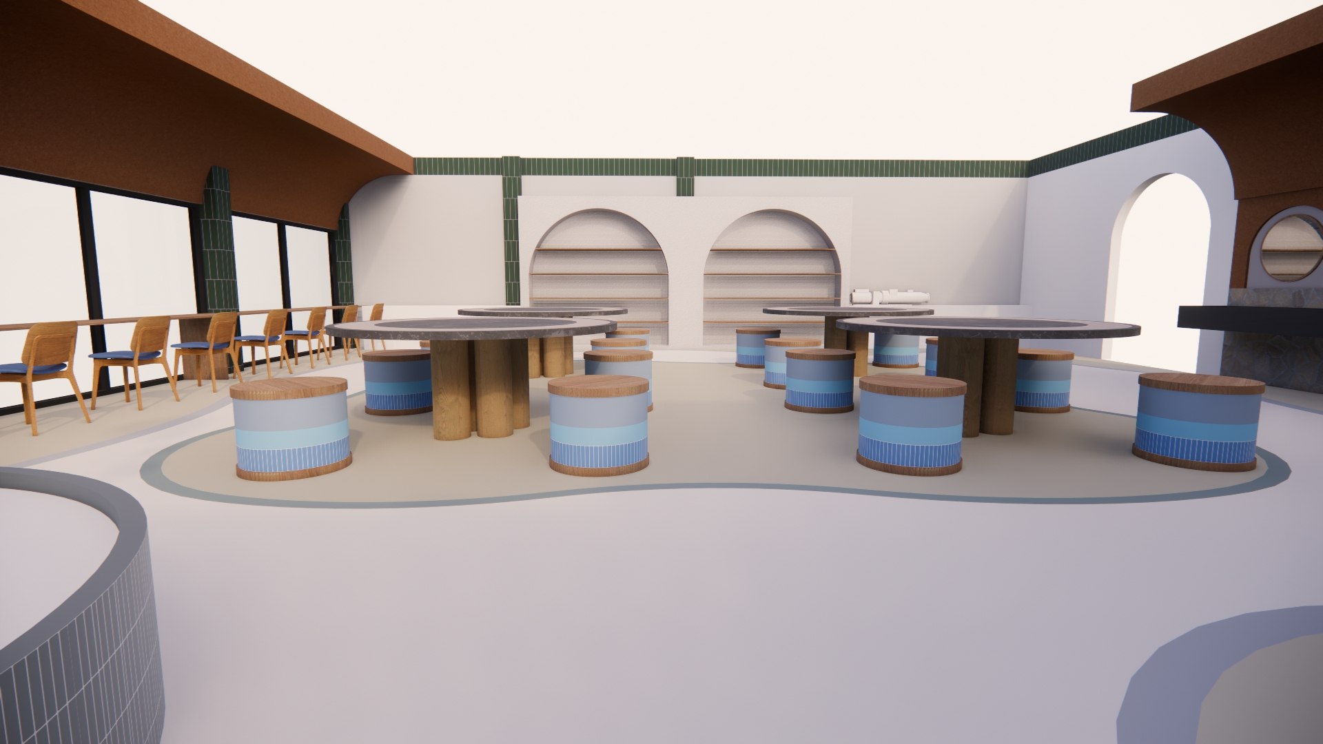 Food Court 5 3D - TurboSquid 2289363