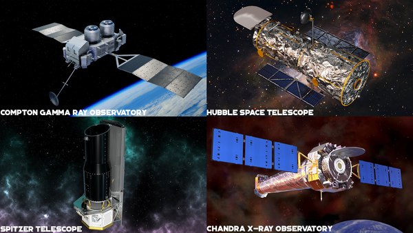 Nasa great observatories s 3D model - TurboSquid 1478513