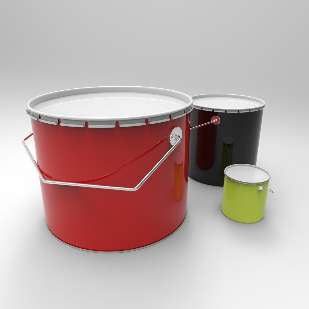 Paint Container 3ds
