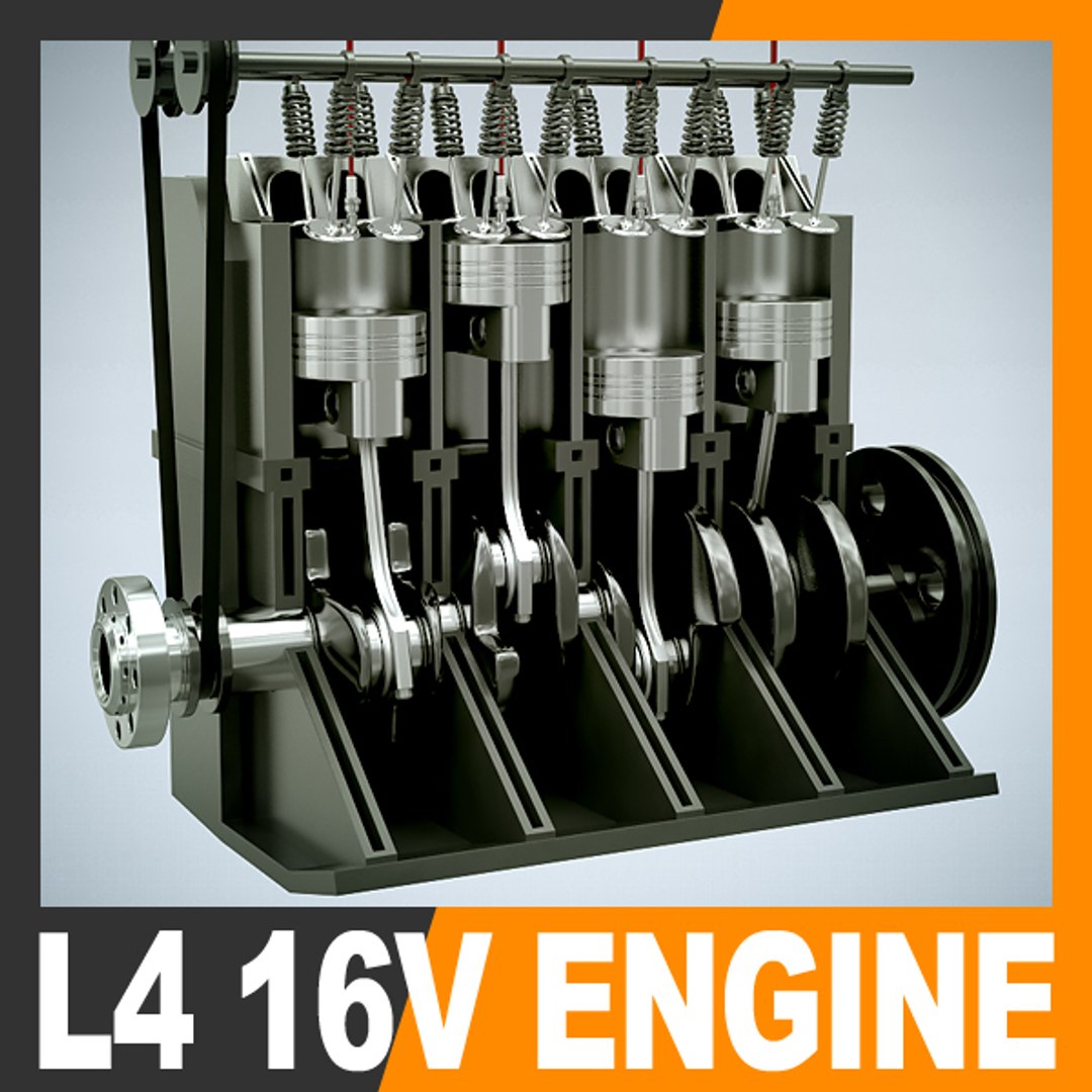 3ds Max Engine L4 16v Section