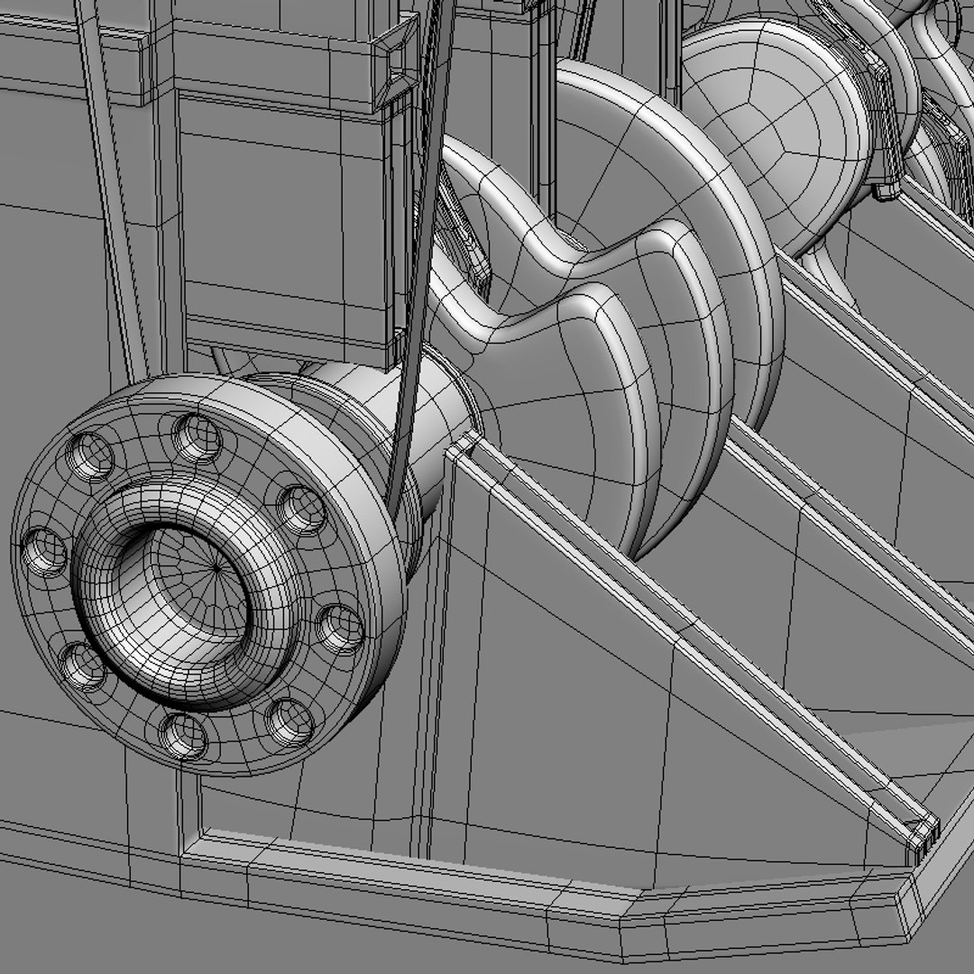 3ds Max Engine L4 16v Section