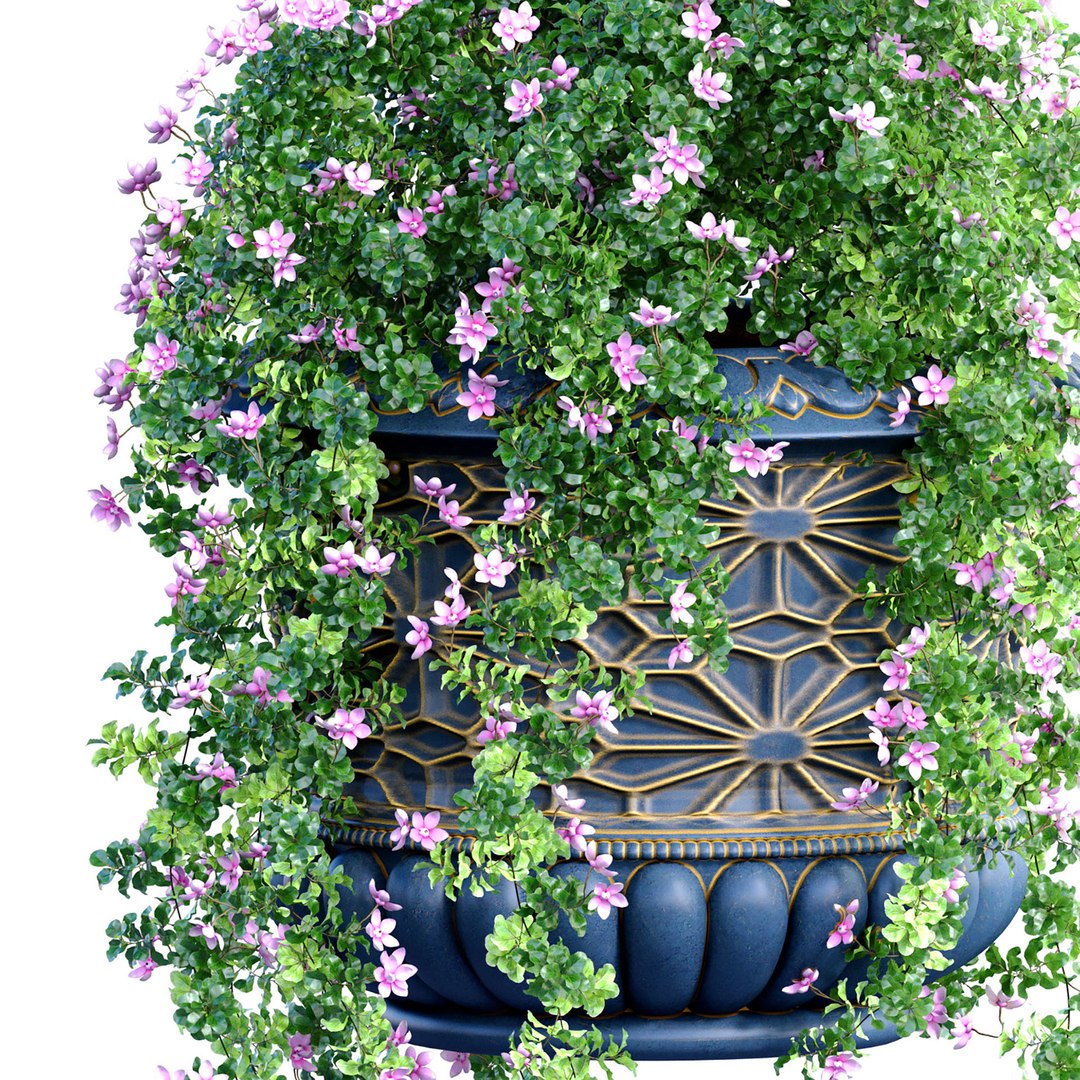 Hanging Basket Flowerpot Pot In A Luxurious Oriental Eastern Arabic ...