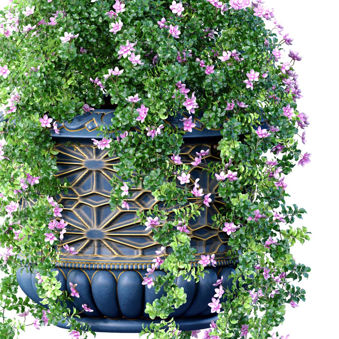 Hanging Basket Flowerpot Pot In A Luxurious Oriental Eastern Arabic ...