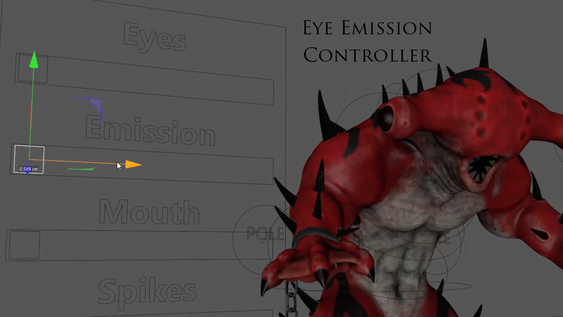 3D model spiky creature - TurboSquid 1157151