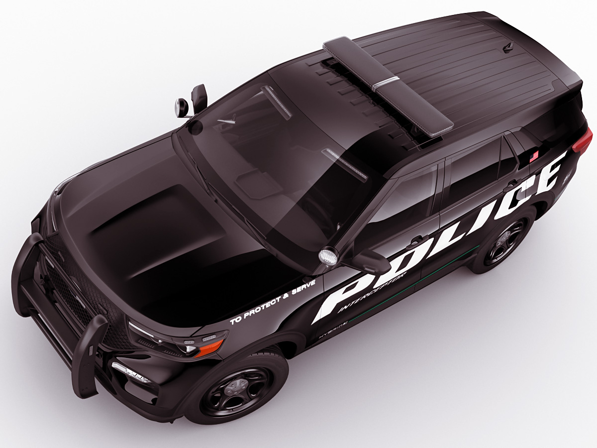Explorer police interceptor model - TurboSquid 1429975