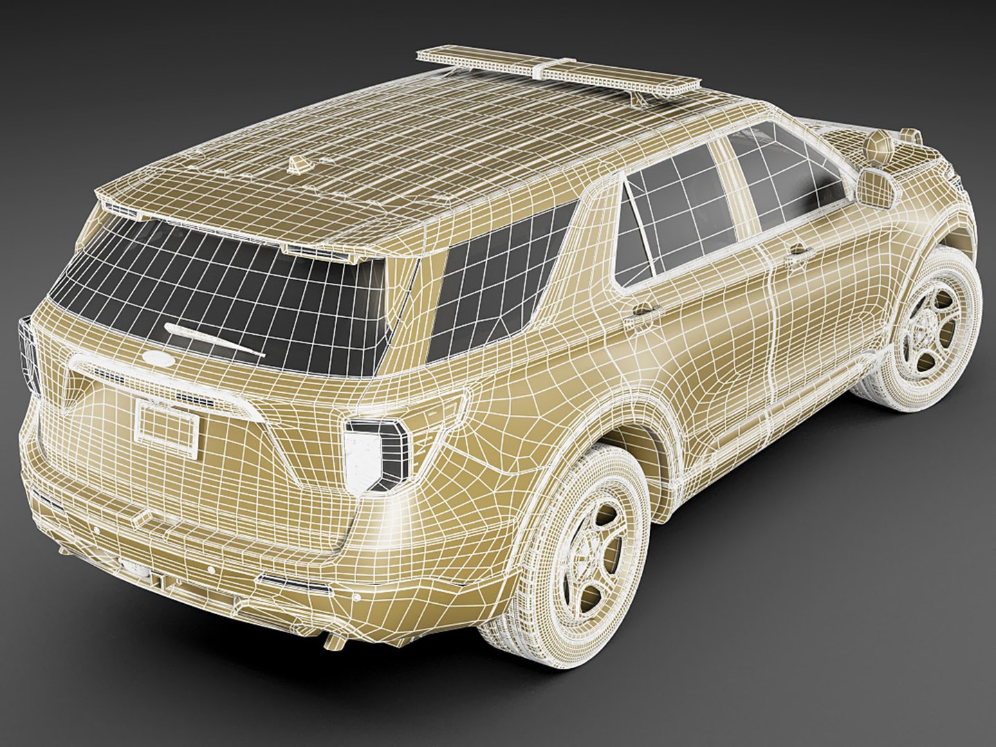Explorer police interceptor model - TurboSquid 1429975