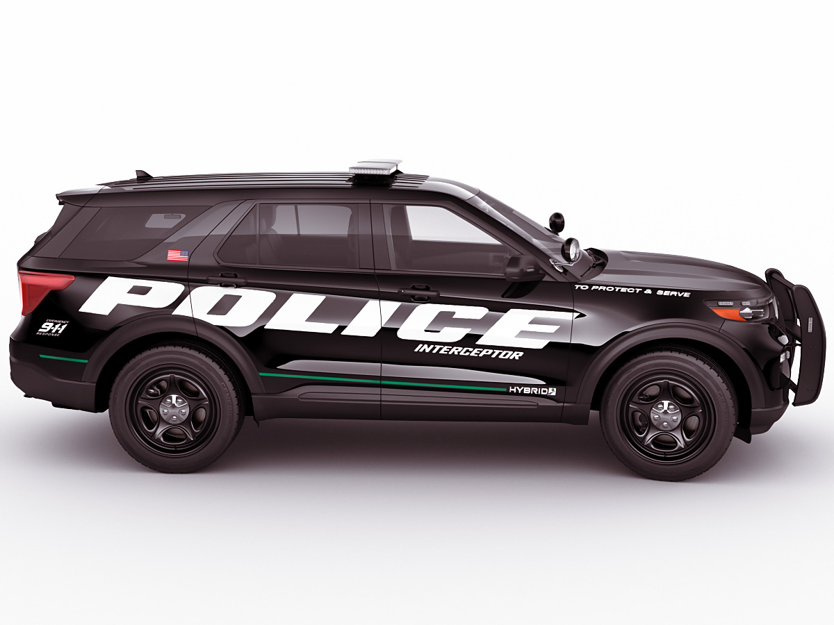 Explorer police interceptor model - TurboSquid 1429975