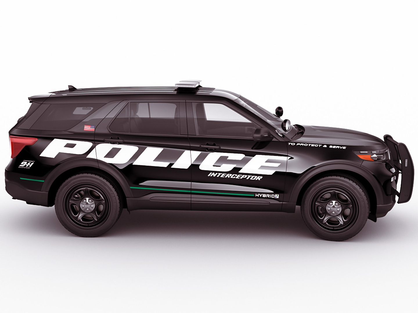 modelo 3d Interceptor de policía Ford Explorer 2020 - TurboSquid 1429975