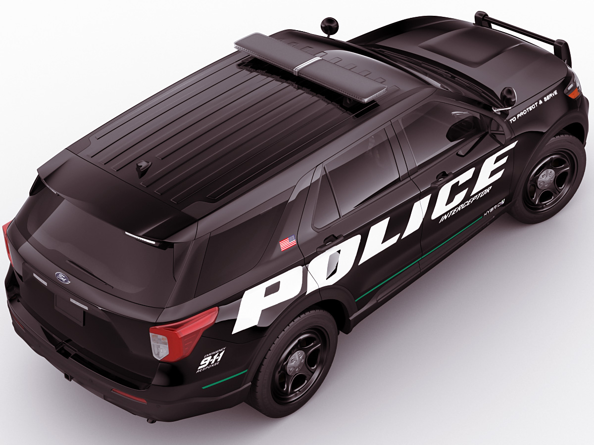 Explorer police interceptor model - TurboSquid 1429975