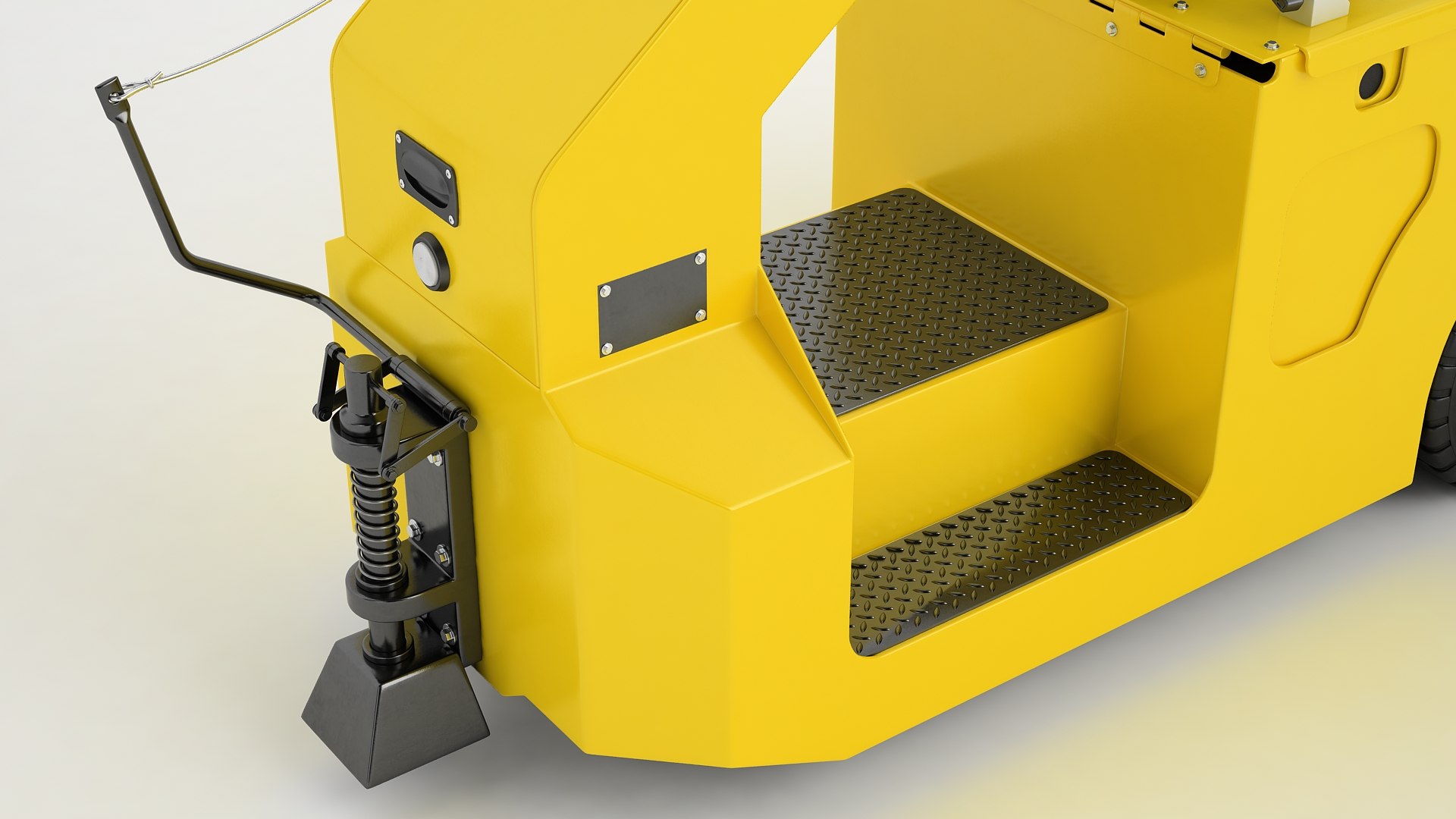 3D Electric Industrial Tugger 05 model - TurboSquid 1733693