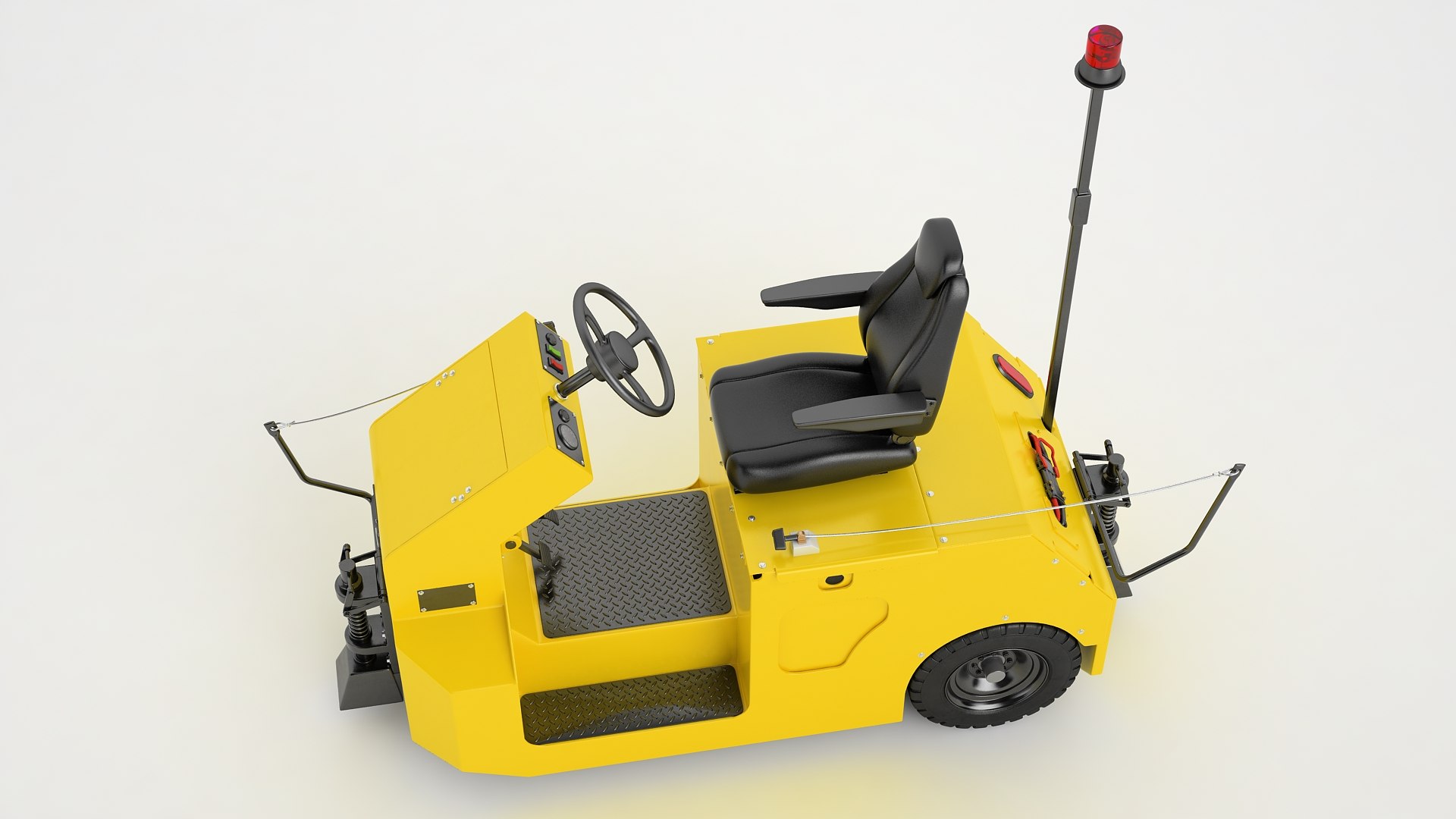 3D Electric Industrial Tugger 05 model - TurboSquid 1733693