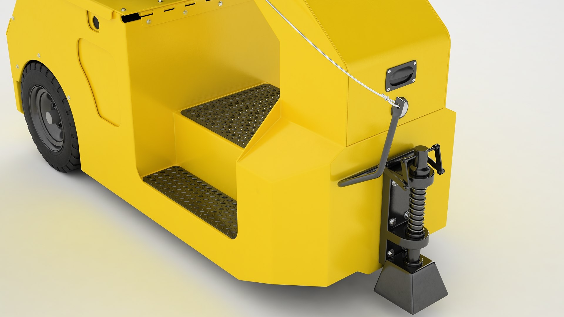 3D Electric Industrial Tugger 05 model - TurboSquid 1733693