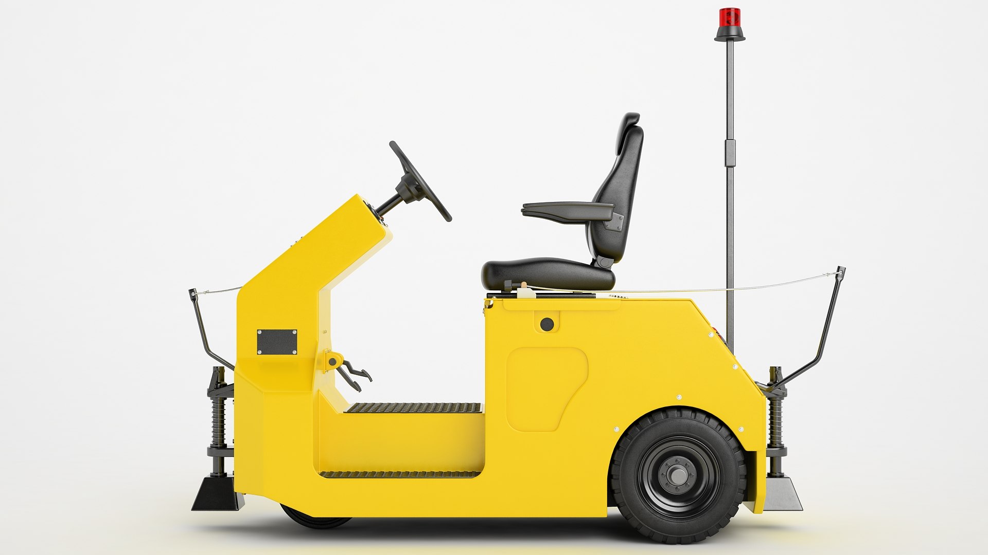 3D Electric Industrial Tugger 05 model - TurboSquid 1733693