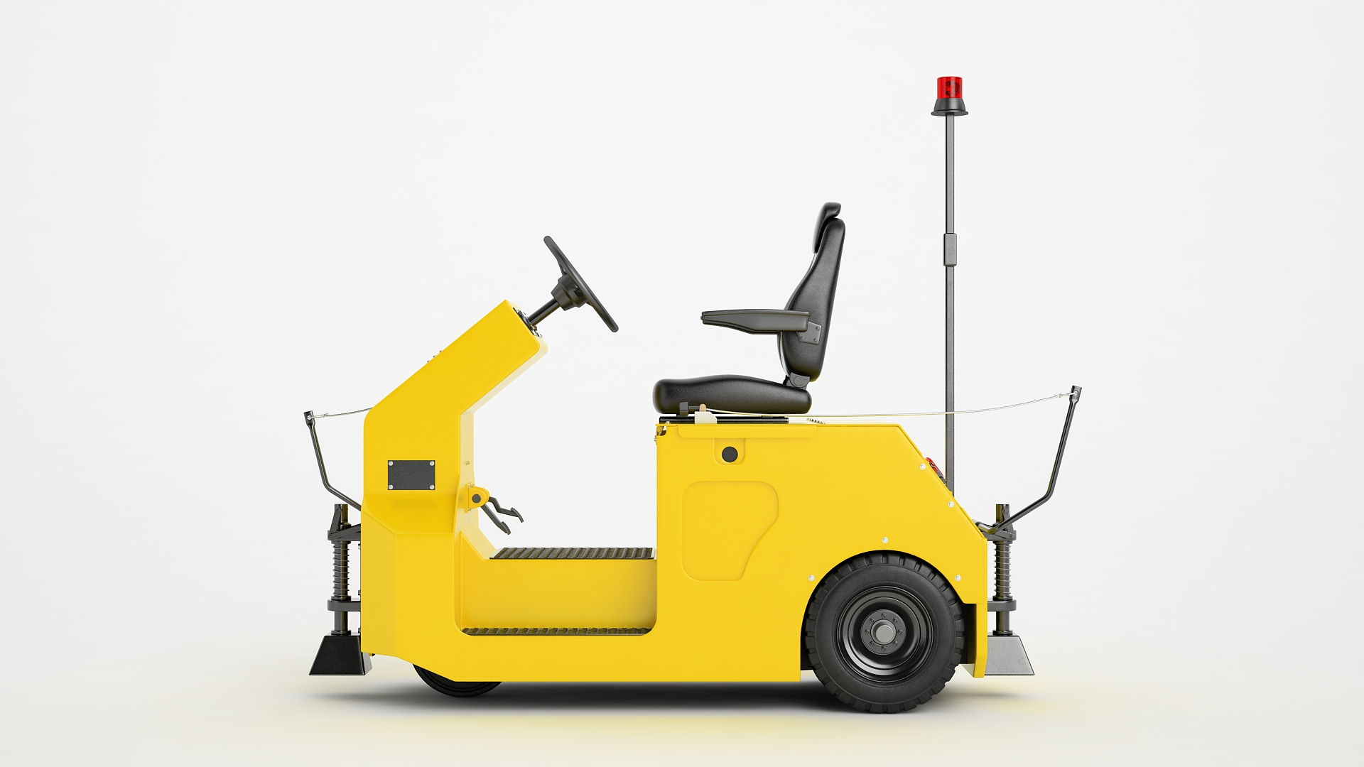 3D Electric Industrial Tugger 05 model - TurboSquid 1733693