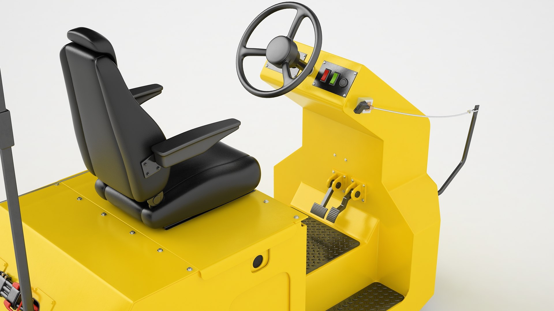 3D Electric Industrial Tugger 05 model - TurboSquid 1733693