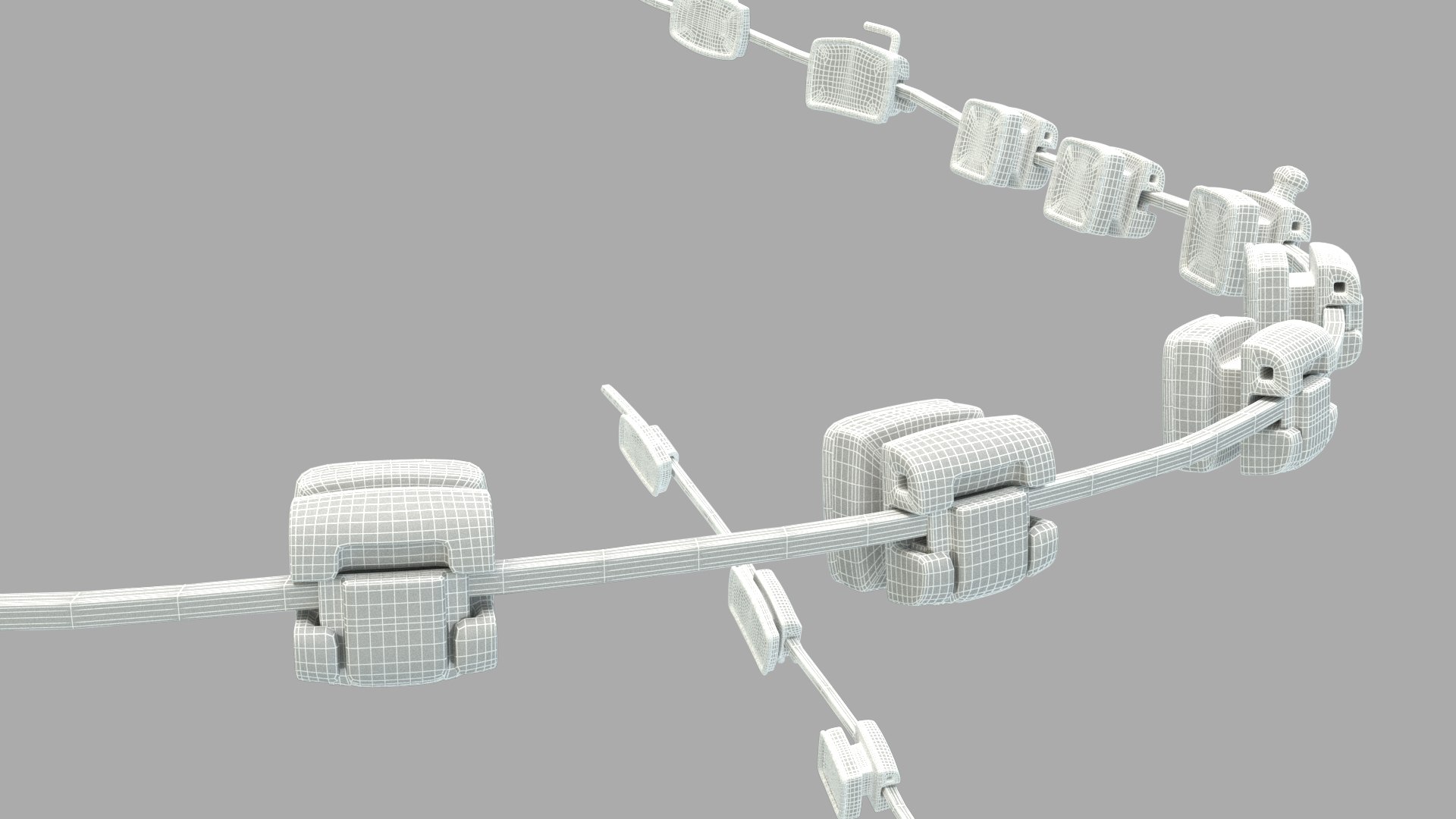 Dental Braces 3D Model - TurboSquid 2389107