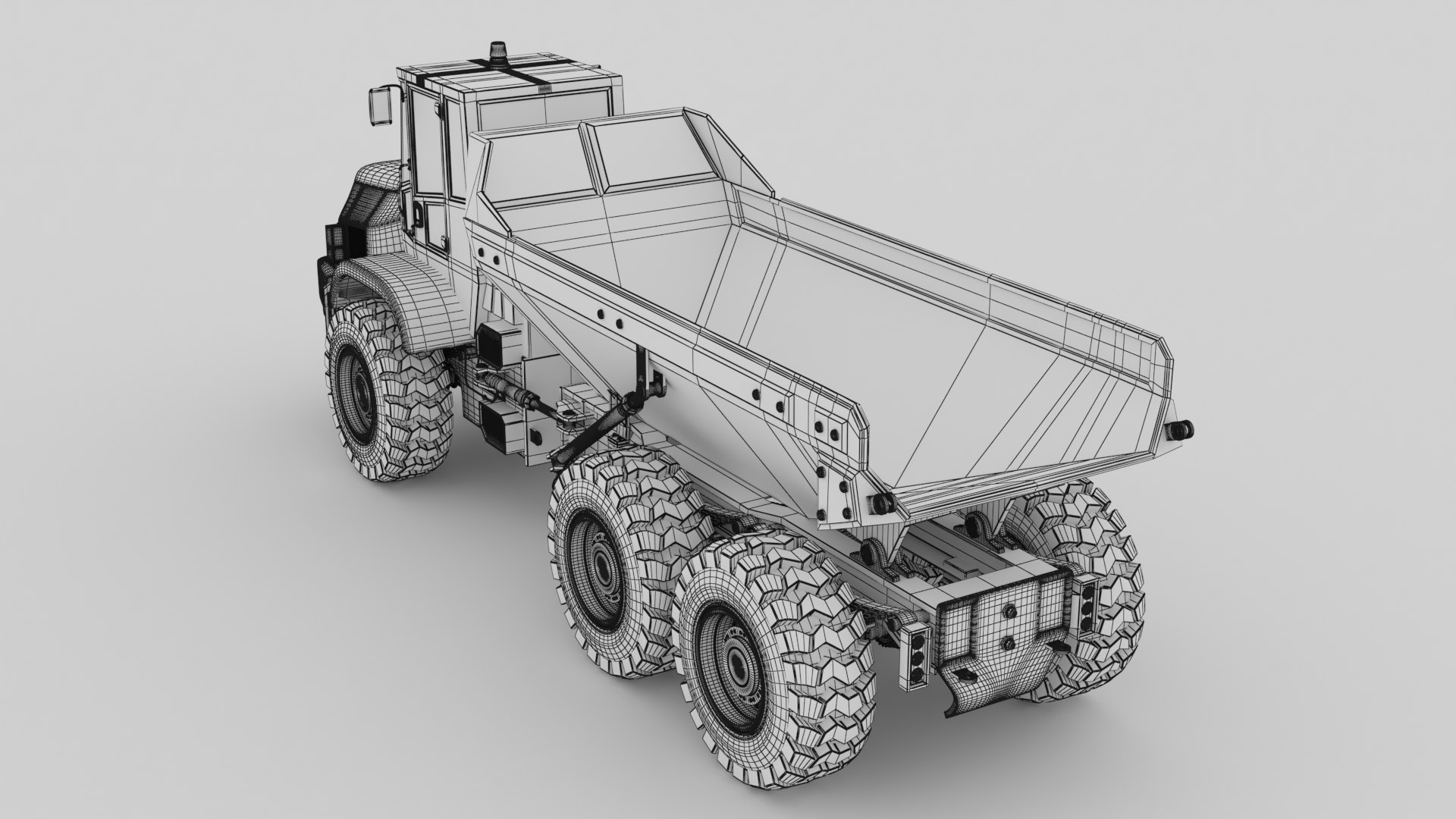 3D Articulated Dump Truck Model - TurboSquid 2128006