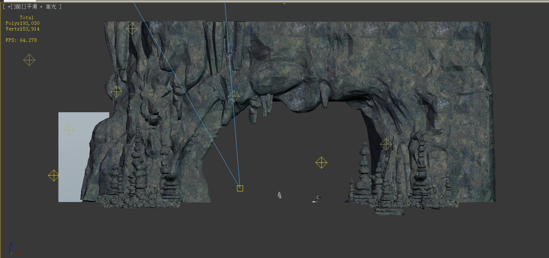 Cave Rock Mountain Model - TurboSquid 1270532