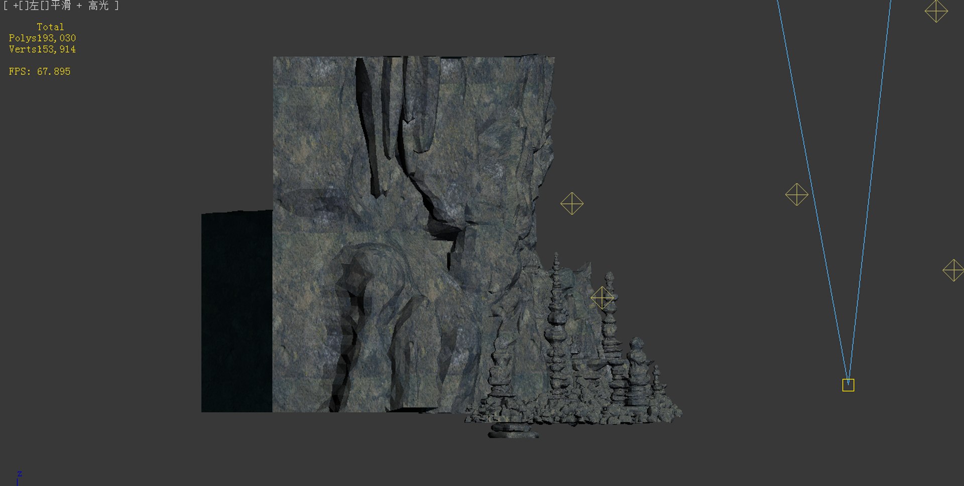 Cave Rock Mountain Model - TurboSquid 1270532