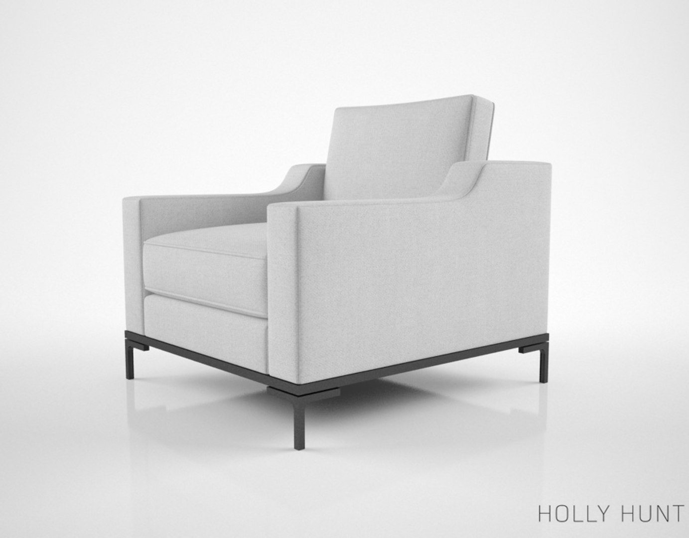 Holly hunt guild lounge chair model - TurboSquid 1174770