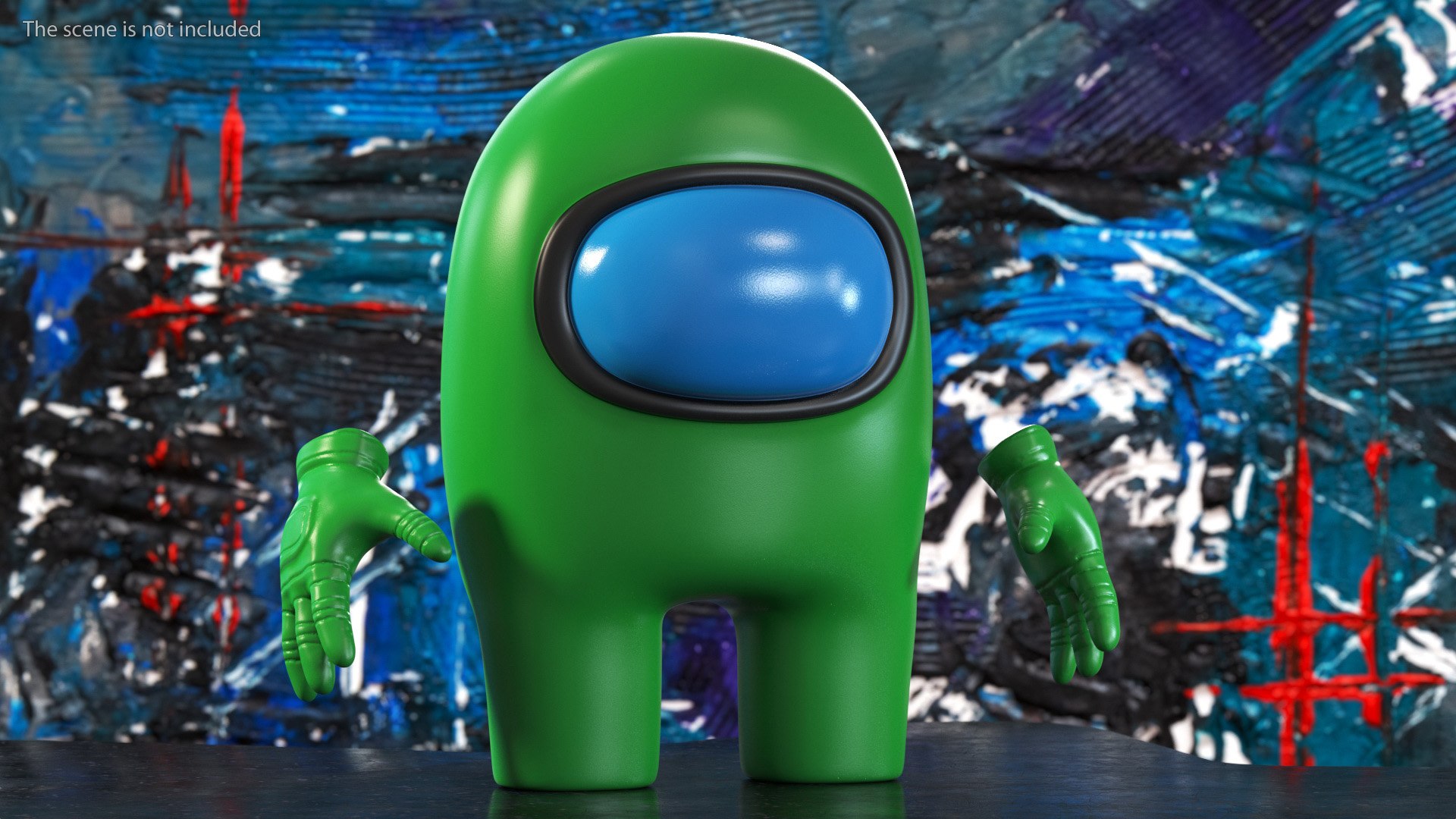 Among Us Green Character 3D - TurboSquid 2003845