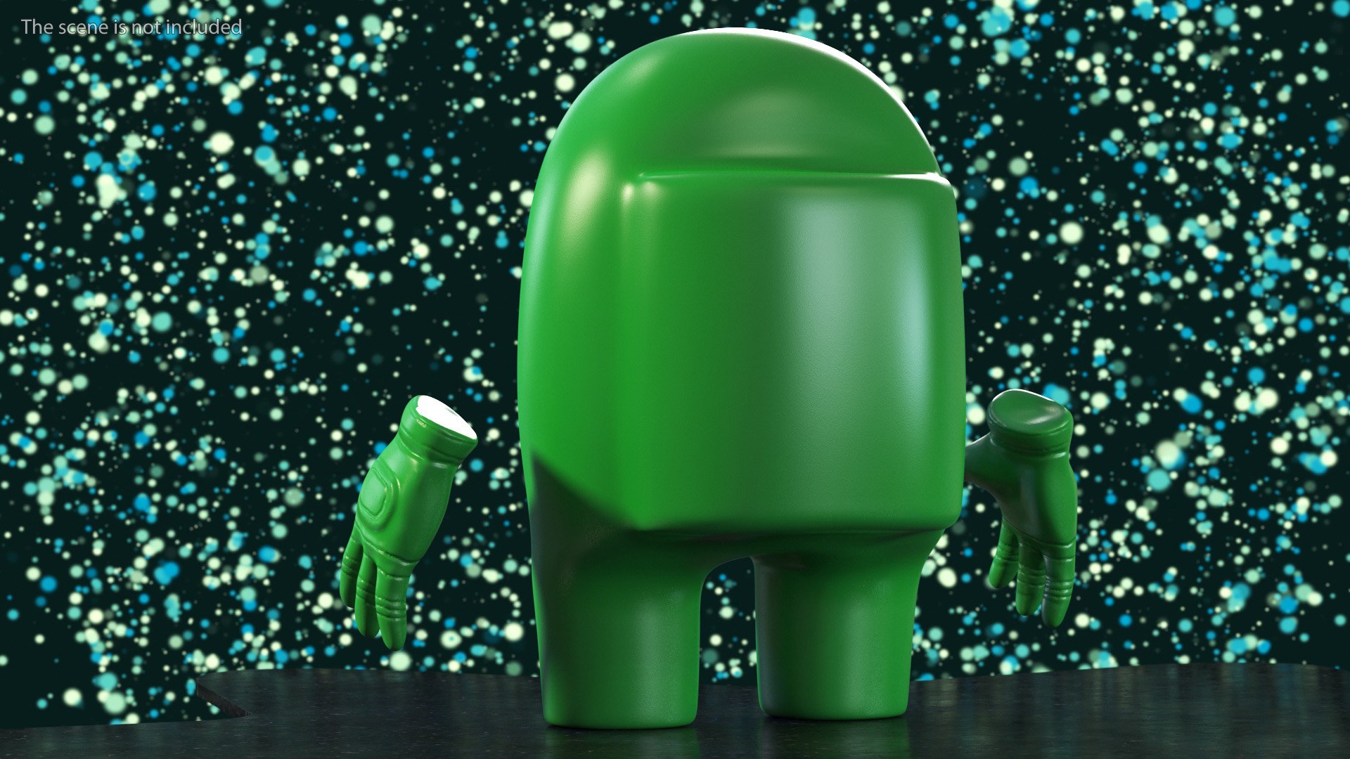 Among Us Green Character 3D - TurboSquid 2003845