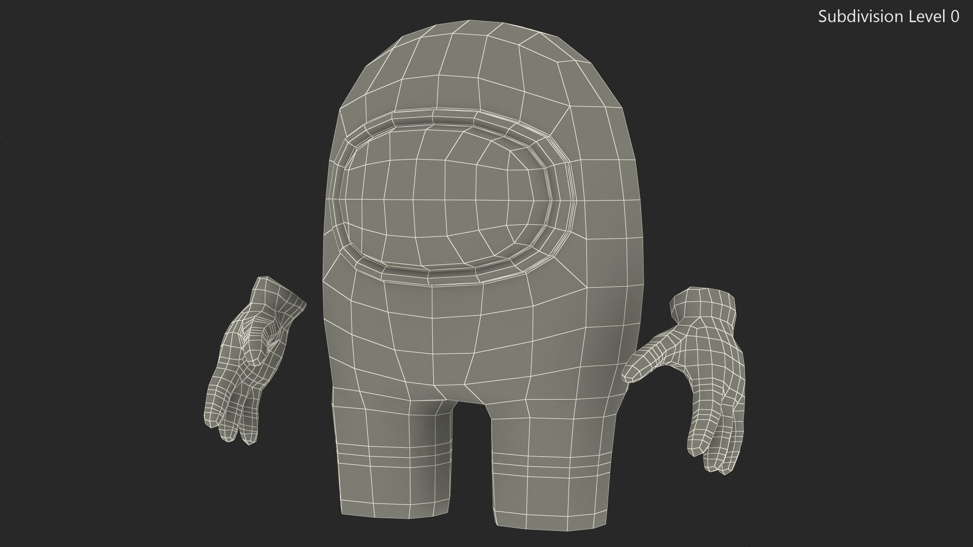 Among Us Green Character 3D - TurboSquid 2003845