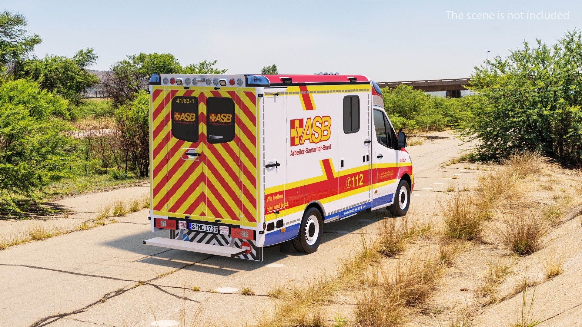3D ASB Mercedes Sprinter Ambulance - TurboSquid 1748114