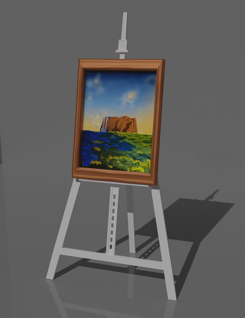 3D Model Easel - TurboSquid 1974919