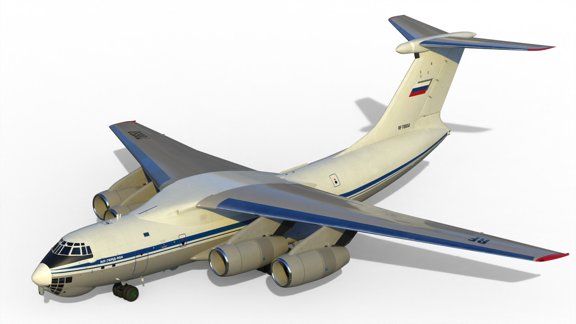 Il-76 MD-90A 3D Model - TurboSquid 2285442