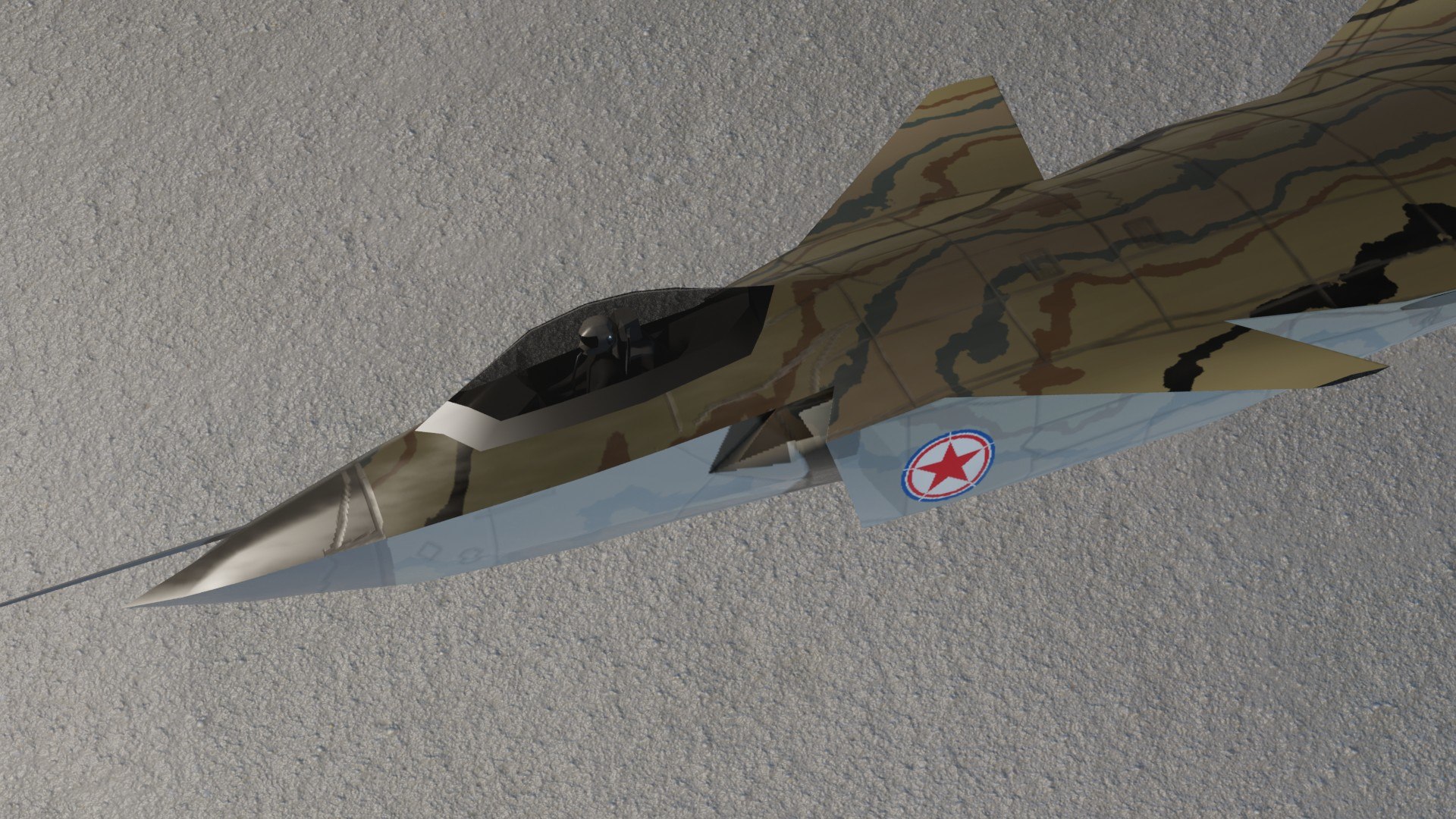 3D Chengdu J-20 Mighty Dragon Lowpoly Jet Fighter Model - TurboSquid ...