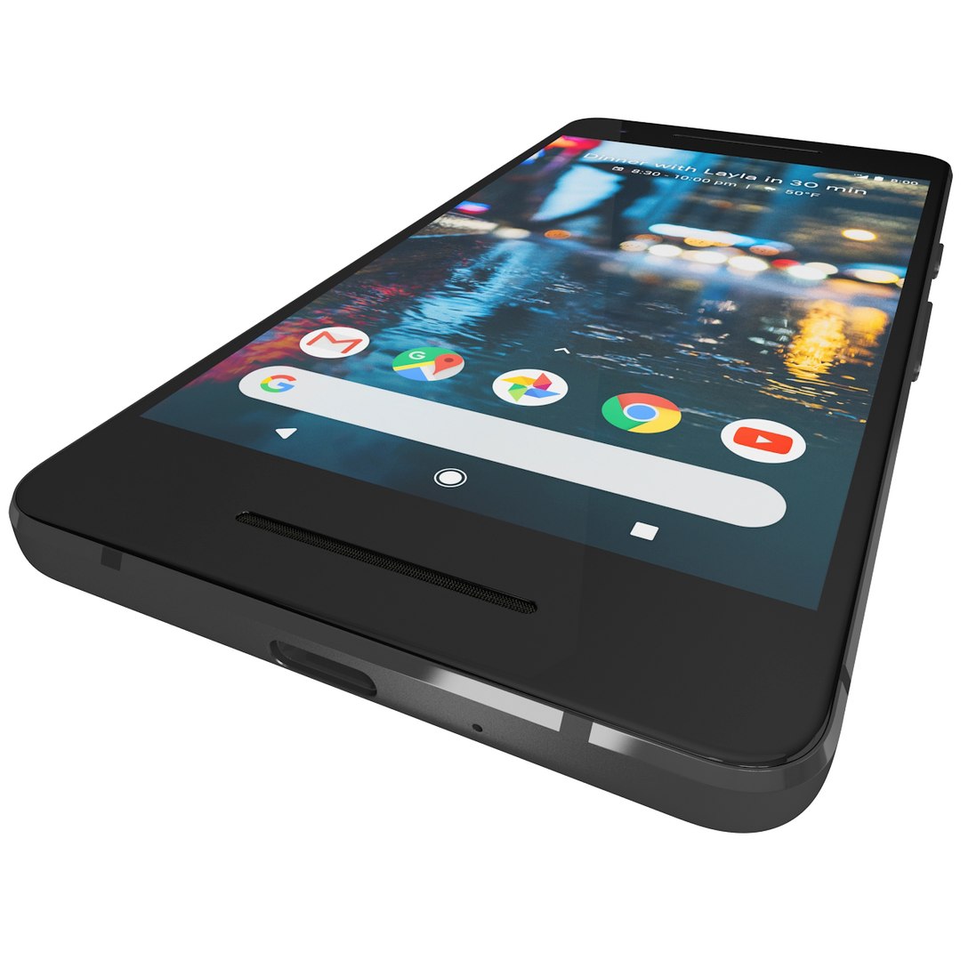 Realistic Google Pixel 2 3D Model - TurboSquid 1210513