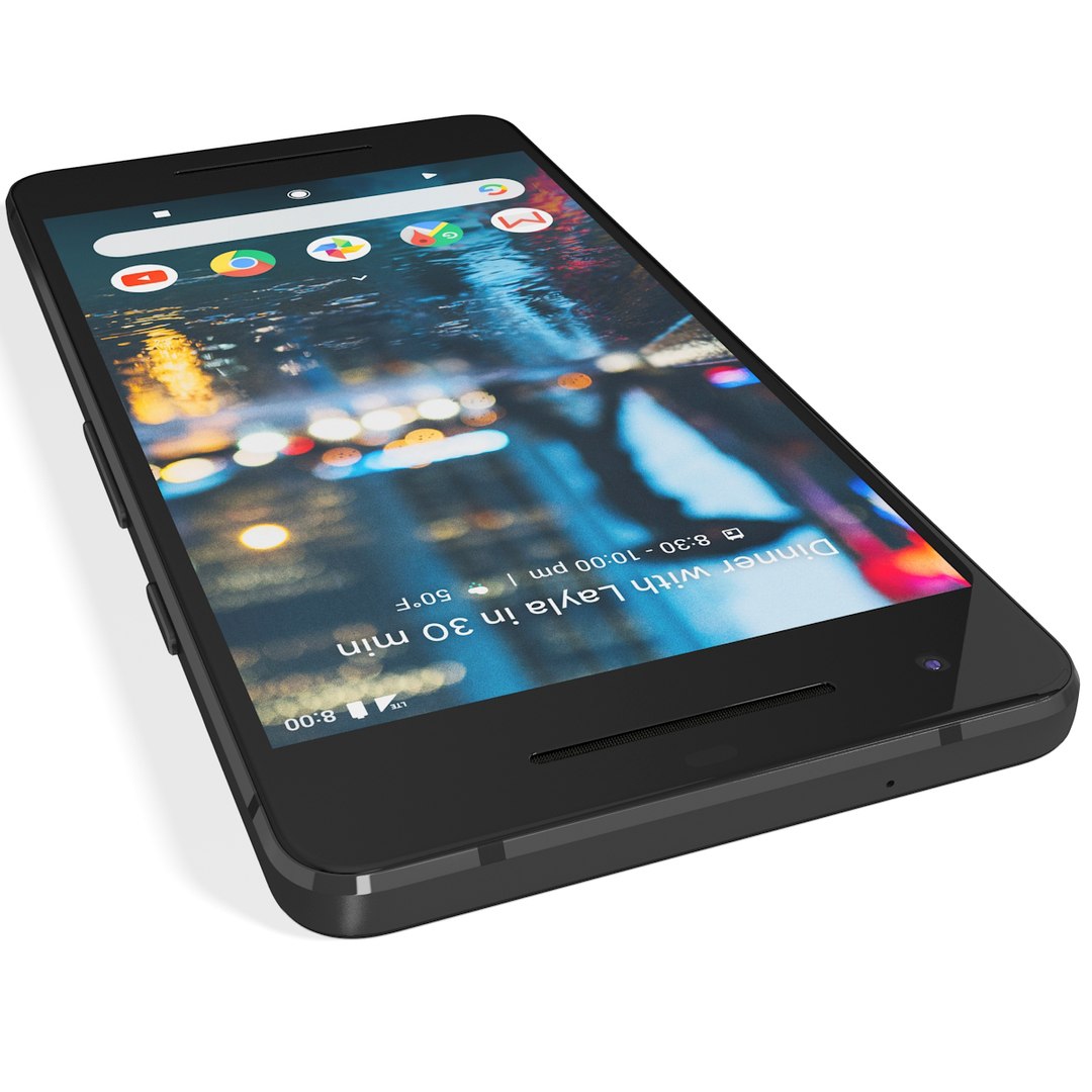 Realistic Google Pixel 2 3D Model - TurboSquid 1210513
